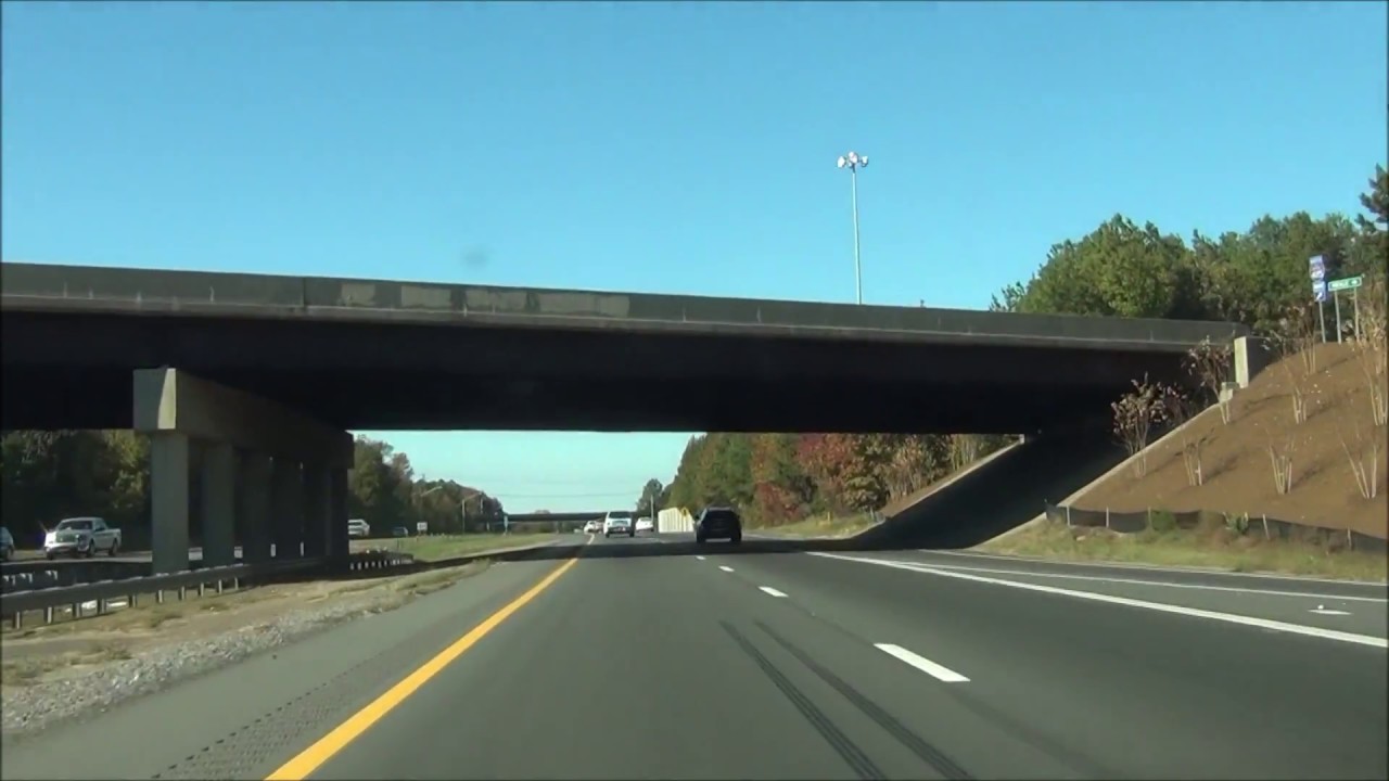 North Carolina - Interstate 485 Inner Loop - Mile Marker 50 to 60 - YouTube