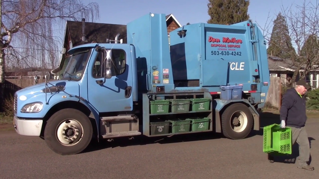 A New Heil Retriever Garbage Truck on Old School Recycling - YouTube