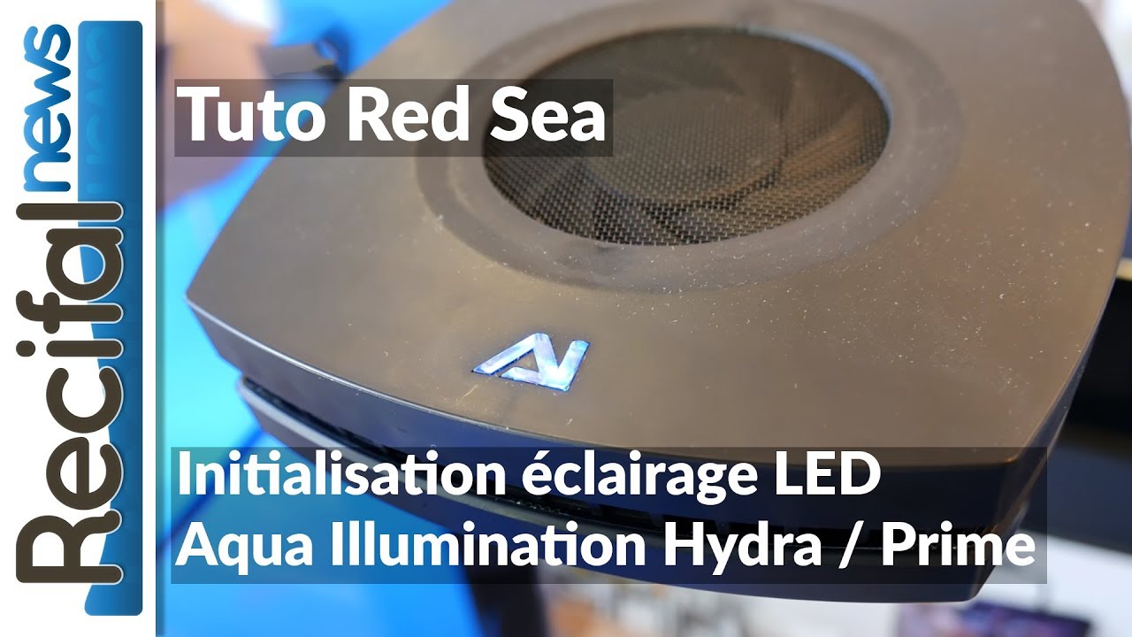 Module LED Red Sea : première initialisation - YouTube