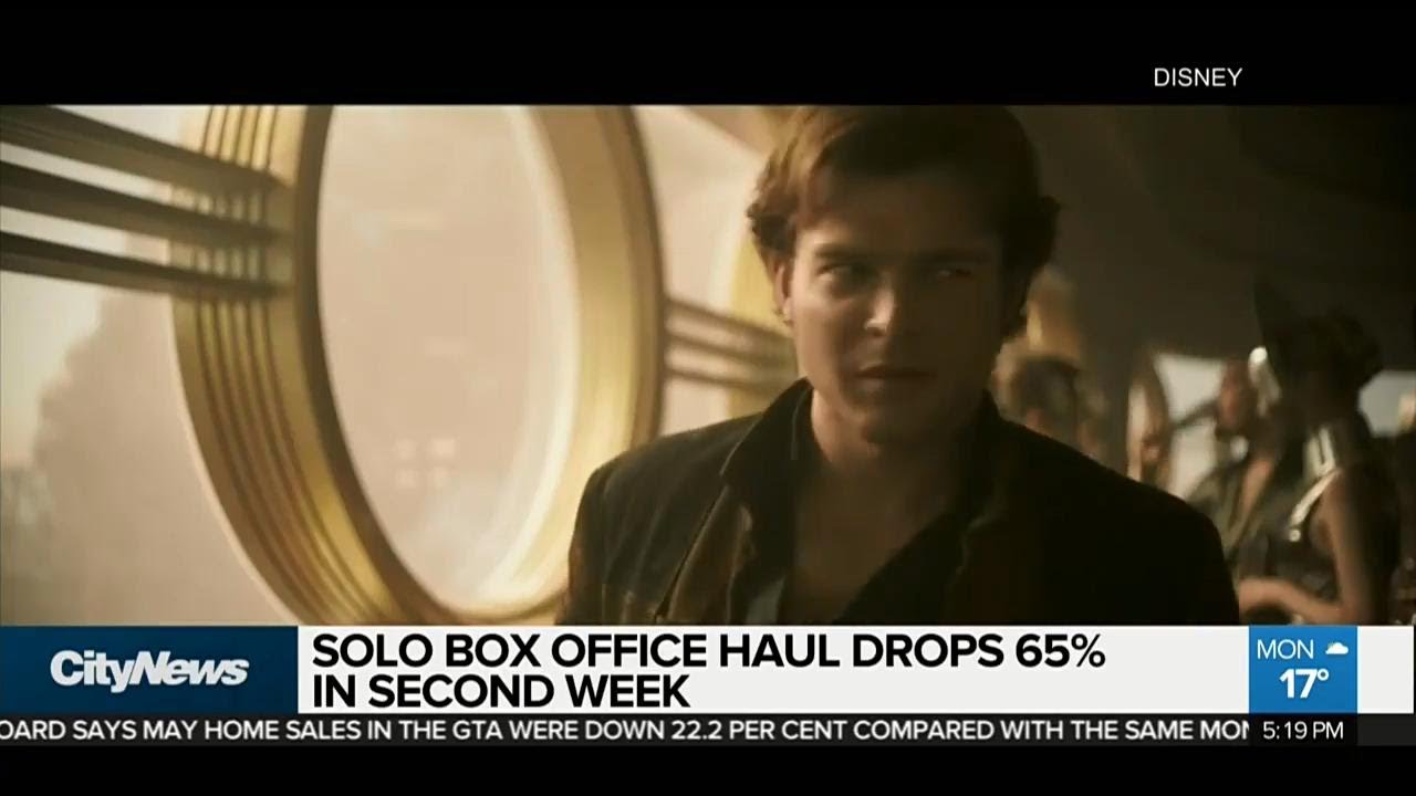 'Solo' box office haul drops 65% in second week - YouTube