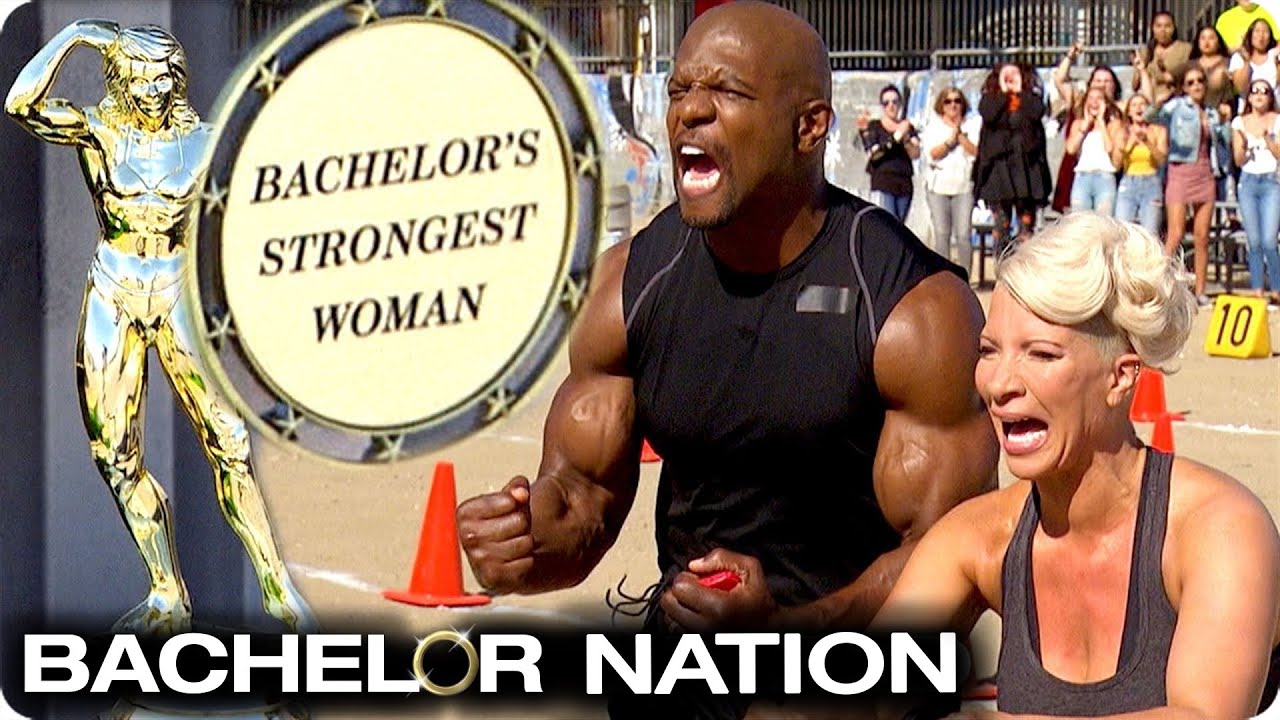 Rebecca & Terry Crews Host Bachelor's Strongest Woman Contest | The ...