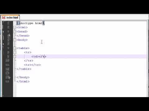 XHTML and CSS Tutorial 11 Tables | XHTML and CSS Tutorial - YouTube