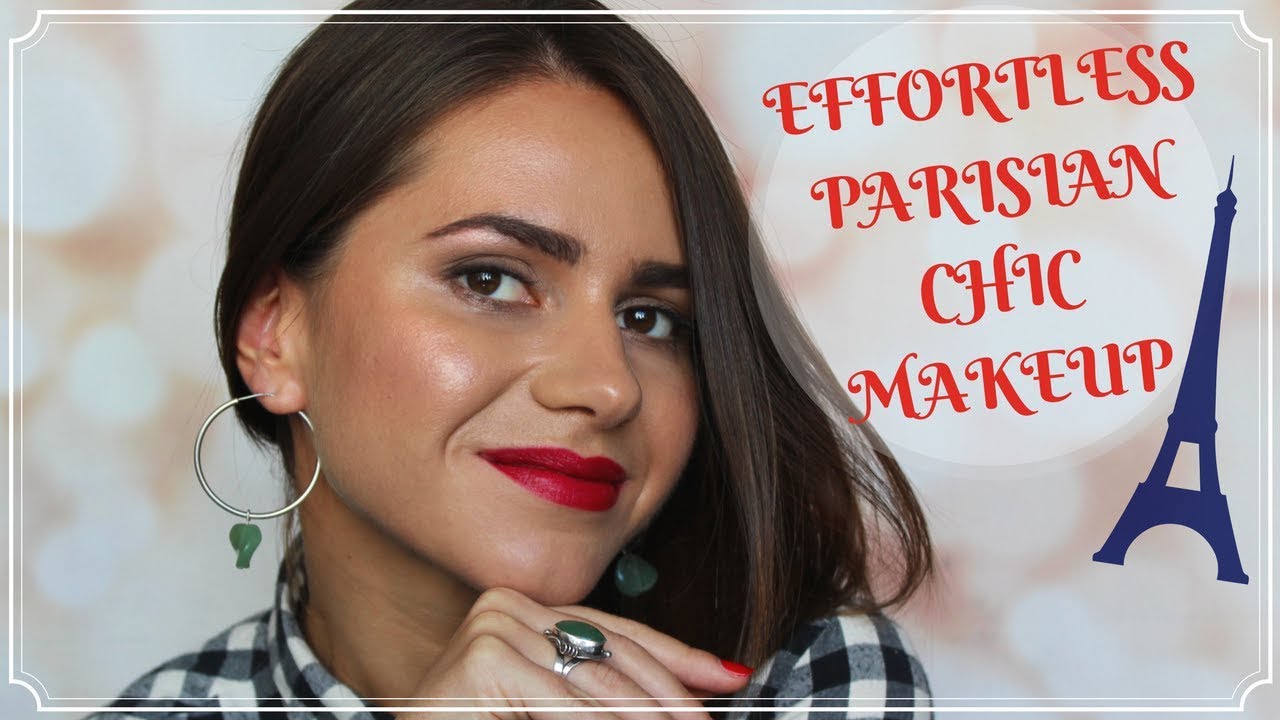 Effortless Parisian Chic Makeup | Грим, вдъхновен от парижанките - YouTube