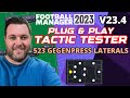 Plug and Play Tactic Tester - 523 GEGENPRESS LATERALS - FM23.4 ...