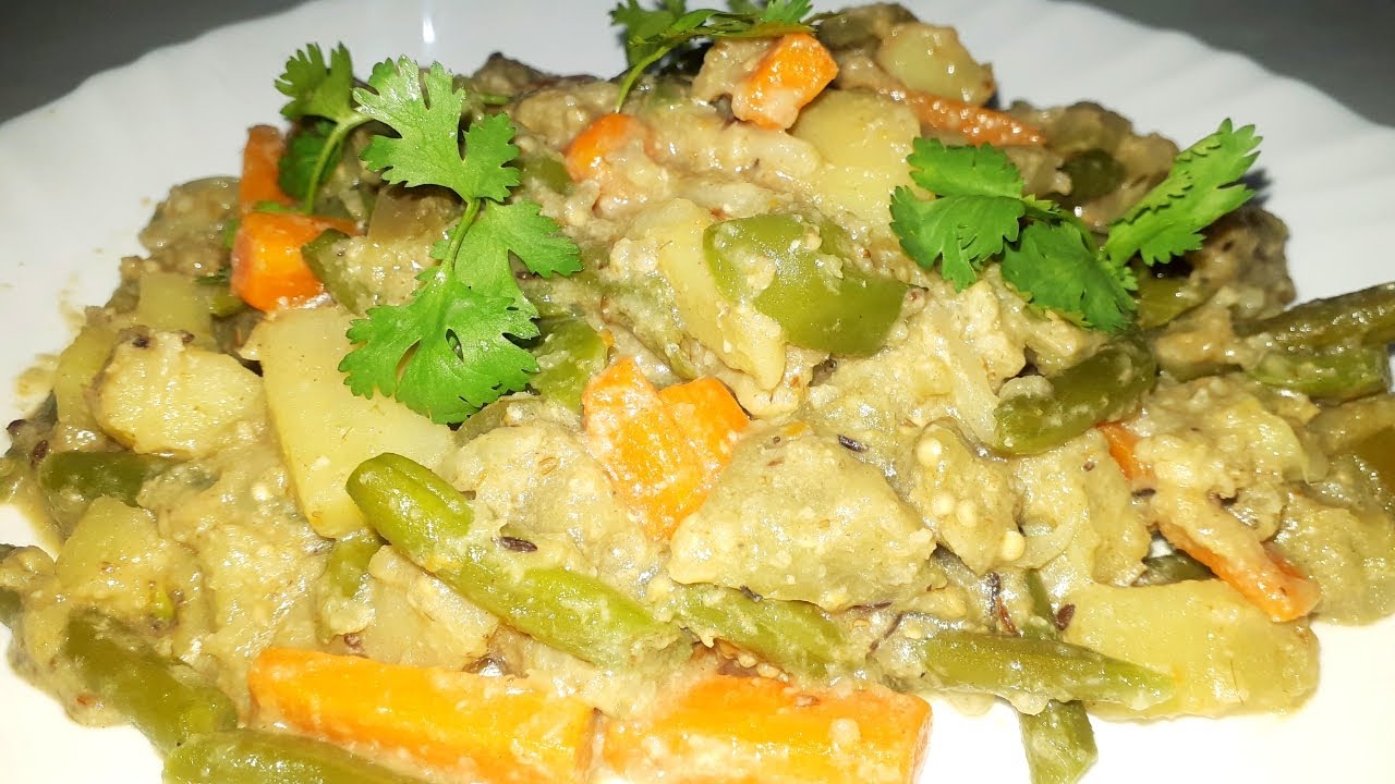 Mix Veg SabJi Recipe/ Restaurant style mix Veg Recipe/ Navratan korma ...