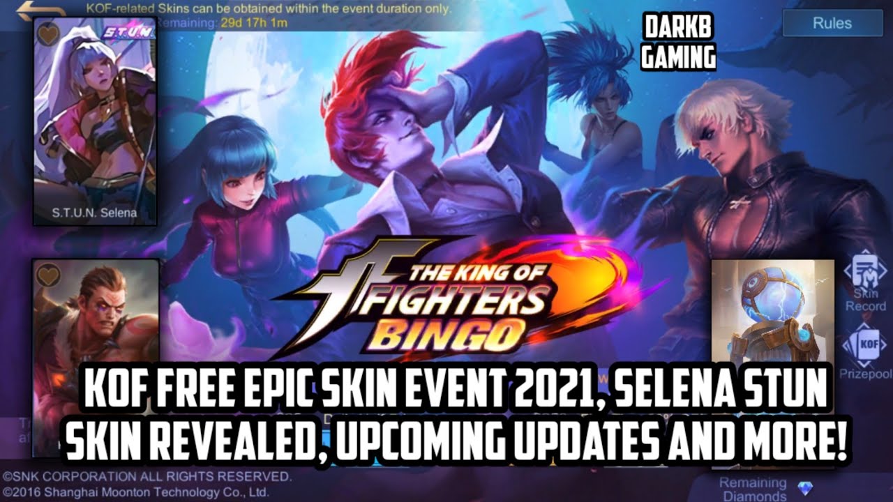 KOF Free Epic Skin Event 2021, Selena STUN Skin Revealed, Upcoming ...