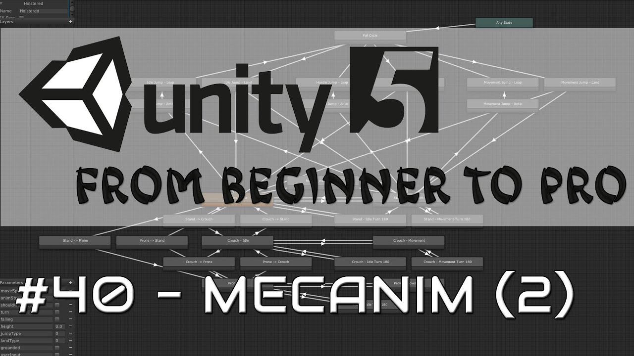 Unity 5 - From Beginner to Pro #40 - Mecanim (2) - YouTube