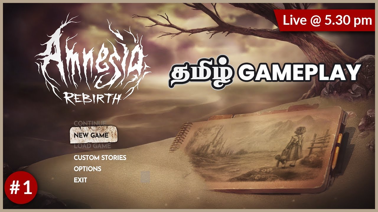 🔴 Amnesia : Rebirth | Horror FPP Game | Tamil Gameplay | @5.30pm ...