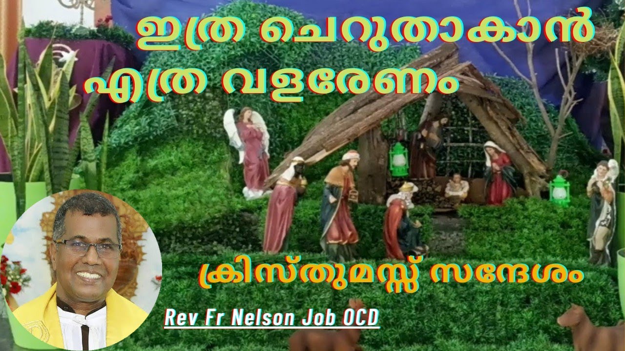 ഇത്ര ചെറുതാകാൻ എത്ര വളരേണം (ക്രിസ്തുമസ്സ് സന്ദേശം ) Rev Fr Nelson Job ...