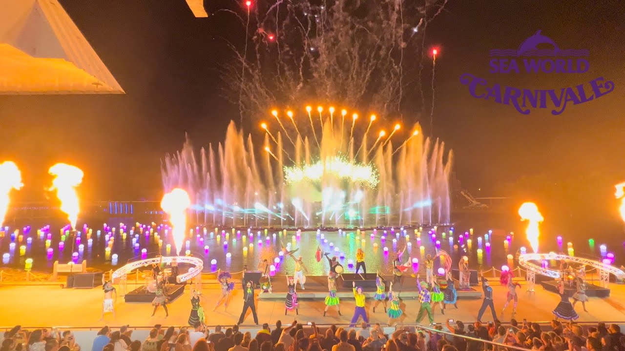 Aqua Light Show Carnivale (2022) - Sea World Australia - YouTube