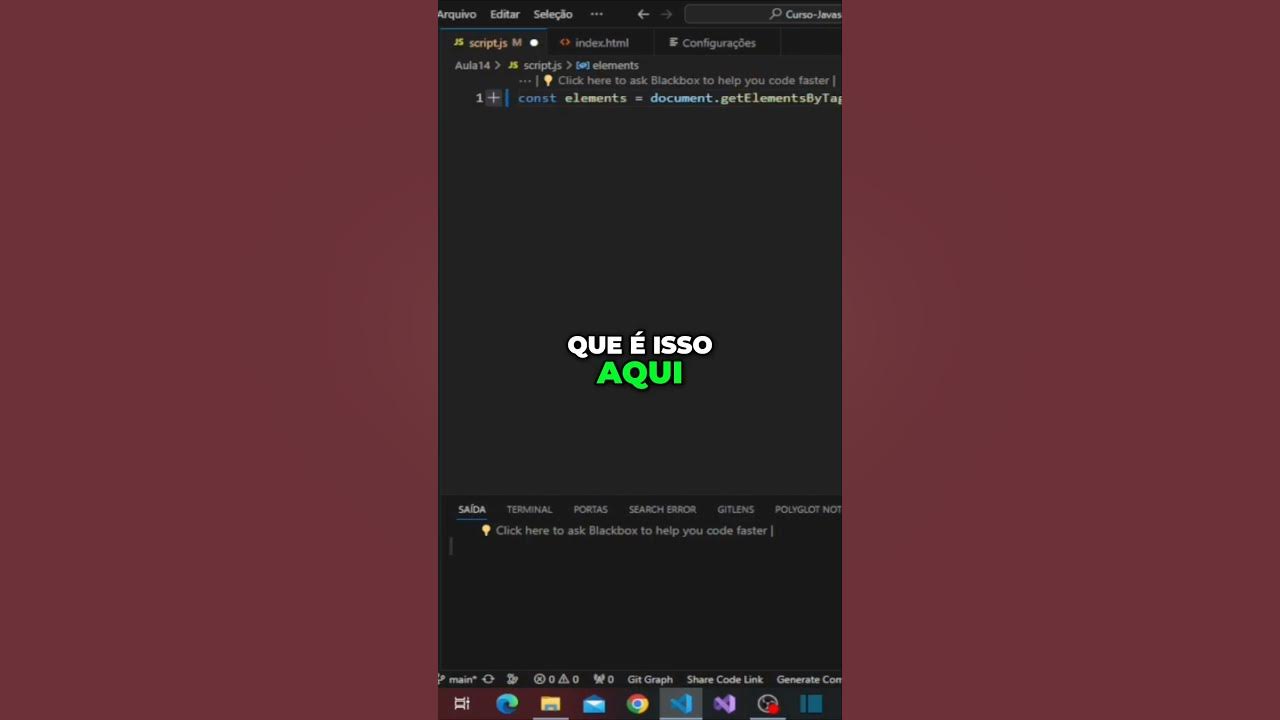 Javascript Manipulando Tags Html🎯🎓🤑 Shorts Javascripttutorial Programming Javascript 