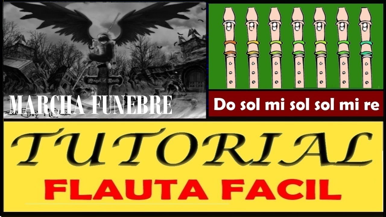 Chopin - Marcha Funebre en Flauta Dulce "Con Notas Explicadas" - YouTube