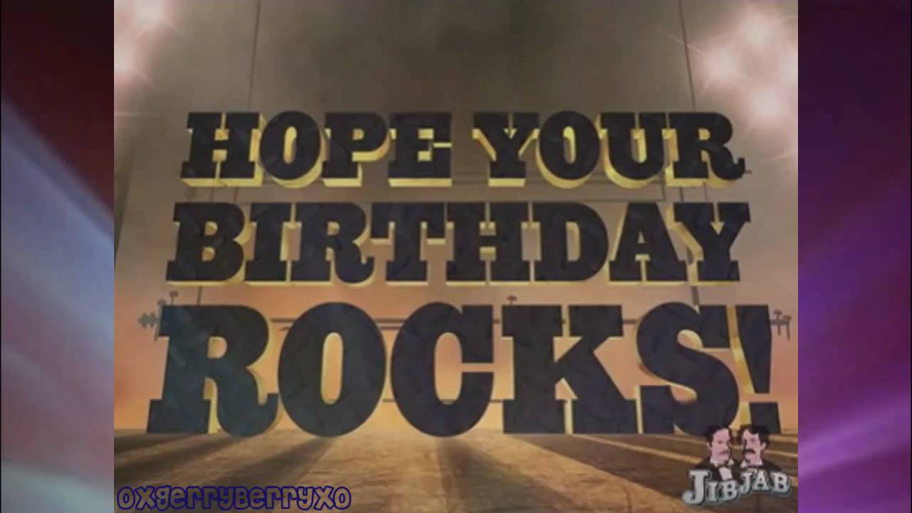 Gerard Butler - Rocker Birthday! - YouTube