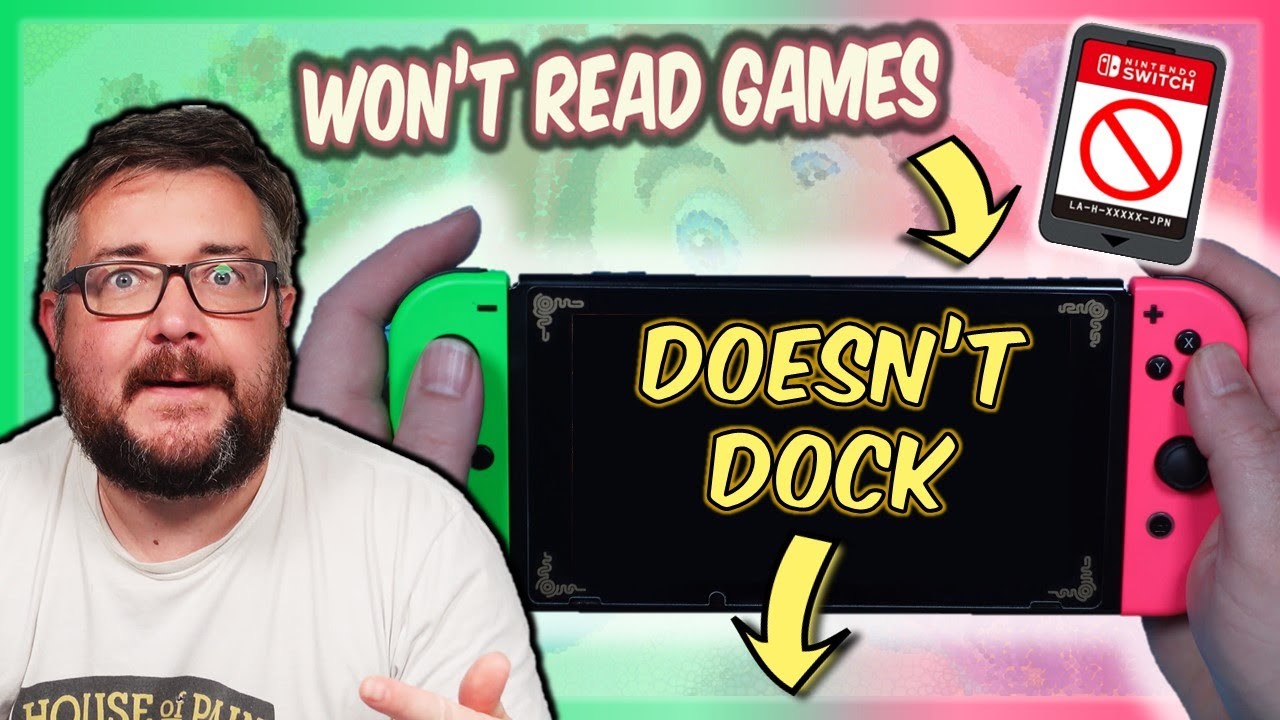 Nintendo SWITCH | Faulty GAME CARD Reader & Doesn't DOCK | Trying To ...