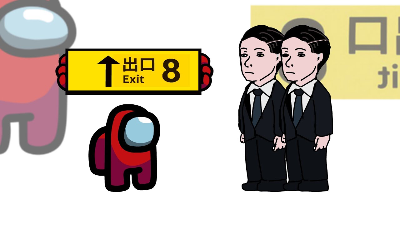 Mini Crewmate Kills EXIT 8 All Characters | Among Us - YouTube