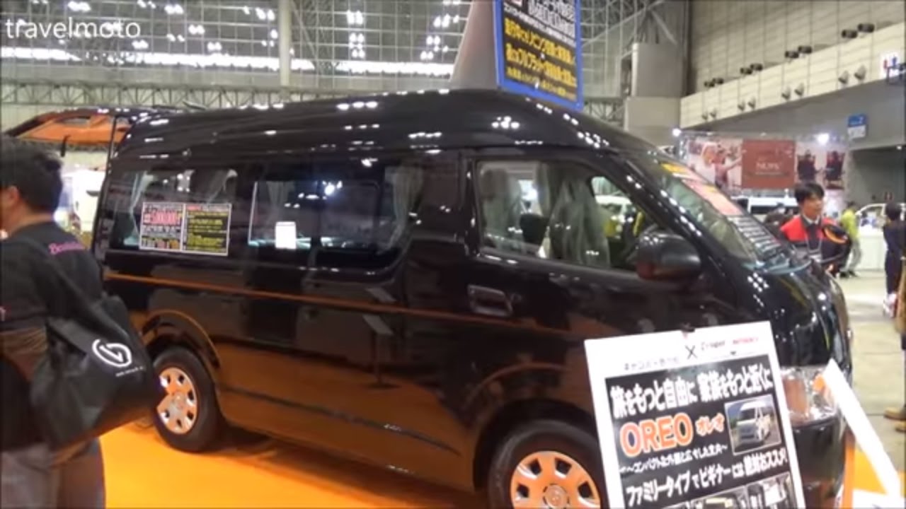 Toyota HiAce CamperVan AUTOBACS OREO 2017 キャンピングカー - YouTube