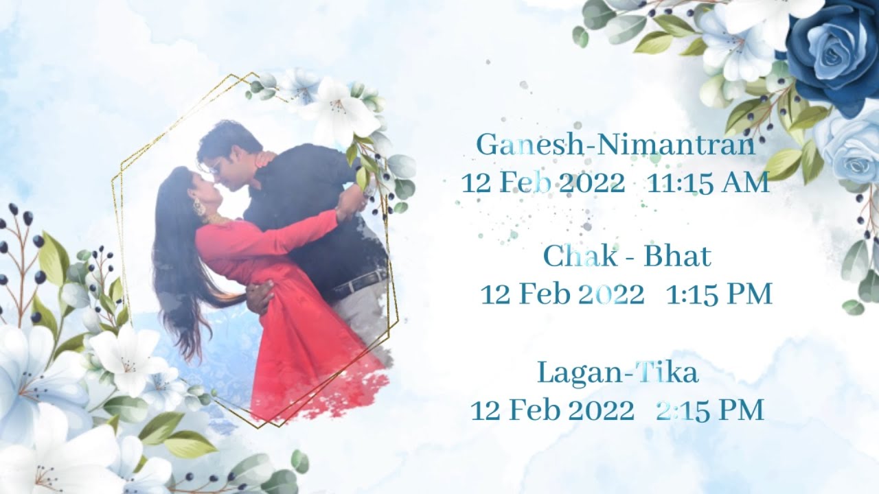 Golden Text Wedding Invitation Video Wedding Invitation Video Video Golden Text Wedding Invitation Video Wedding Invitation Video Video