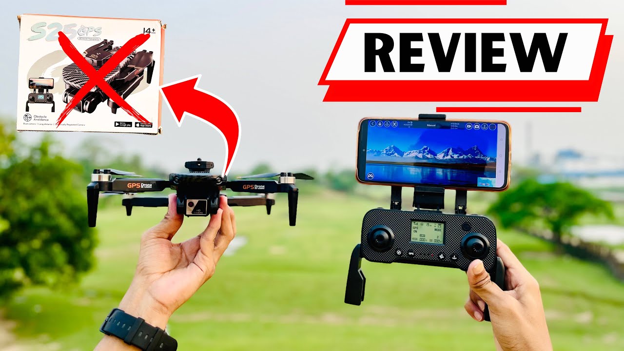 S25 GPS Drone Full Review Return to Home Tested | S25 Drone Ka Sach GPS ...