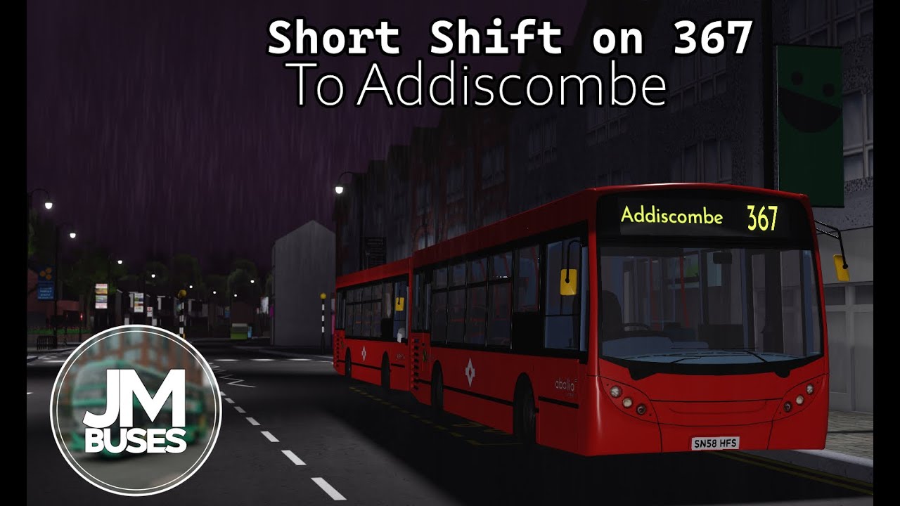 Short Journey on Night Shift to Addiscombe | Route 367 on Abellio 8555 ...