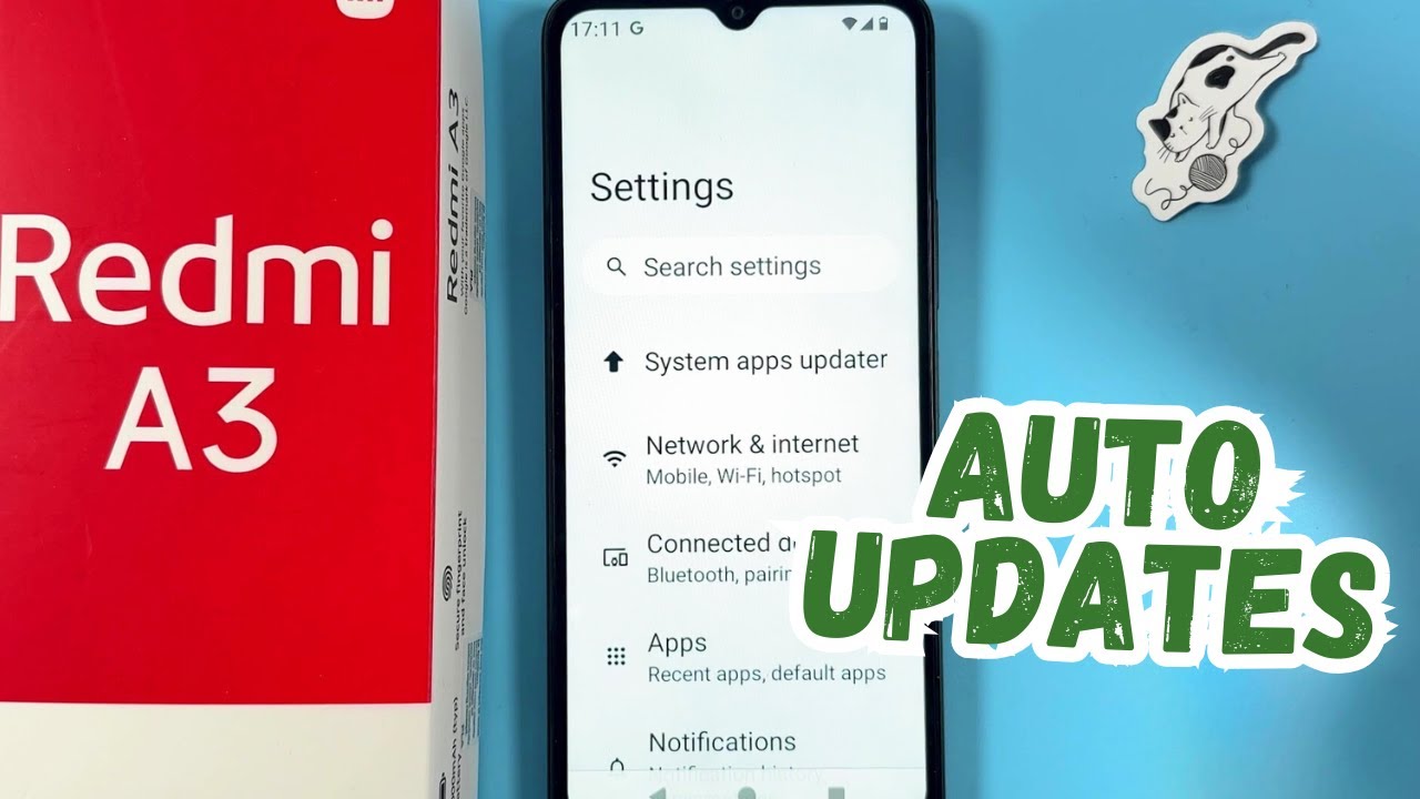 How to Enable or Disable Automatic Updates on Xiaomi Redmi A3 - YouTube