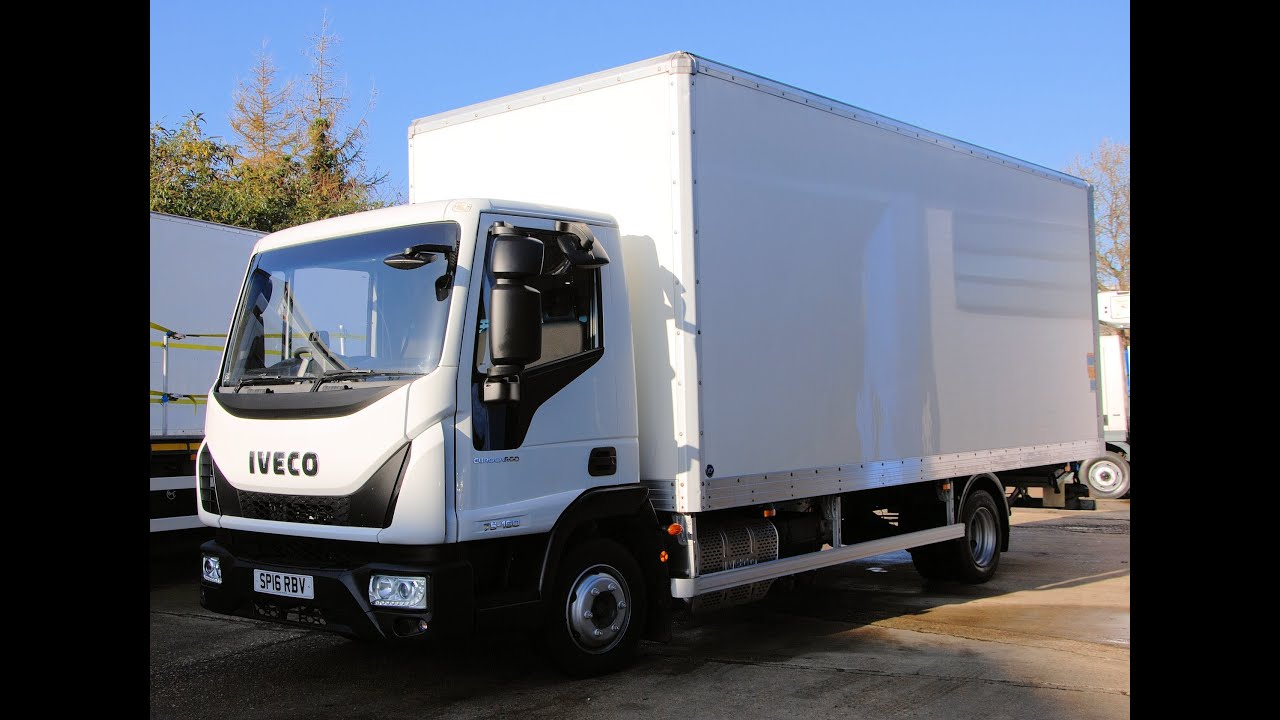 7 5 ton Iveco Box Tlift SP16 RBV - YouTube