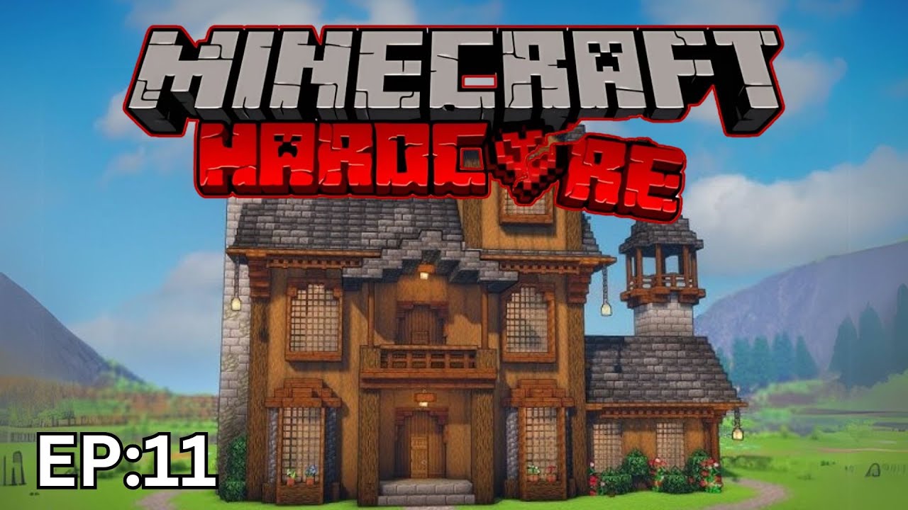 Building My Forever House in Minecraft Hardcore! - YouTube