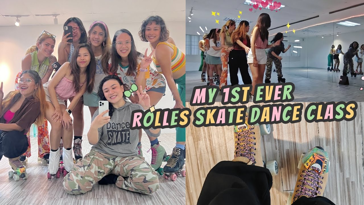Roller skate Dance class for the 1st time!! 🛼🇵🇭 - YouTube