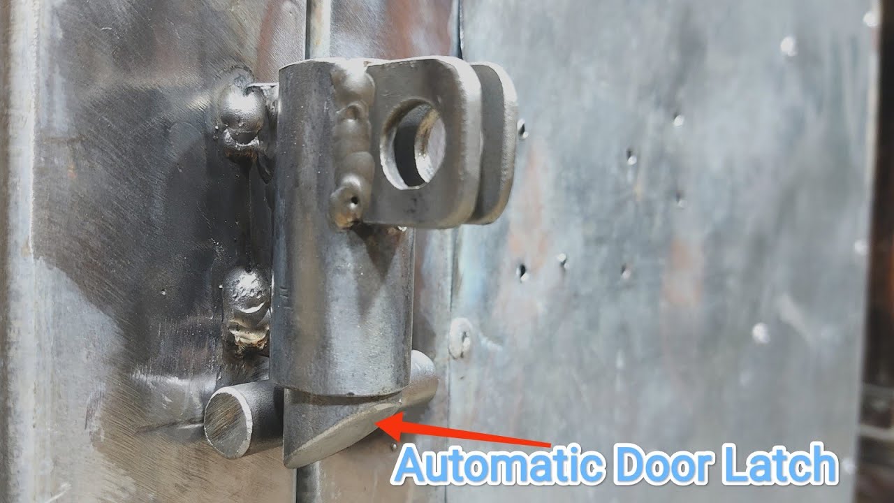 Self-locking Door Latches Simple, easy to do - YouTube