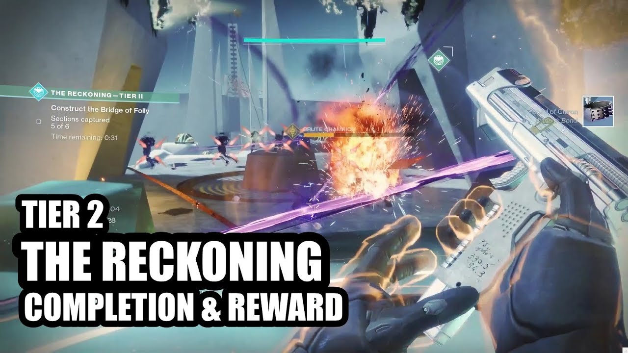 The Reckoning - Tier 2 Completion & Reward! | Destiny 2 - YouTube