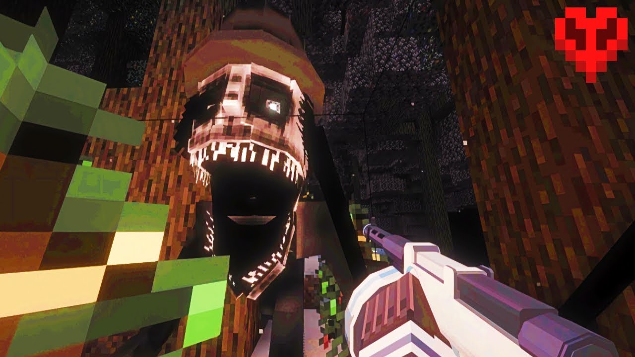 This NEW Minecraft Mod Is Terrifying (The Silhouette) - YouTube