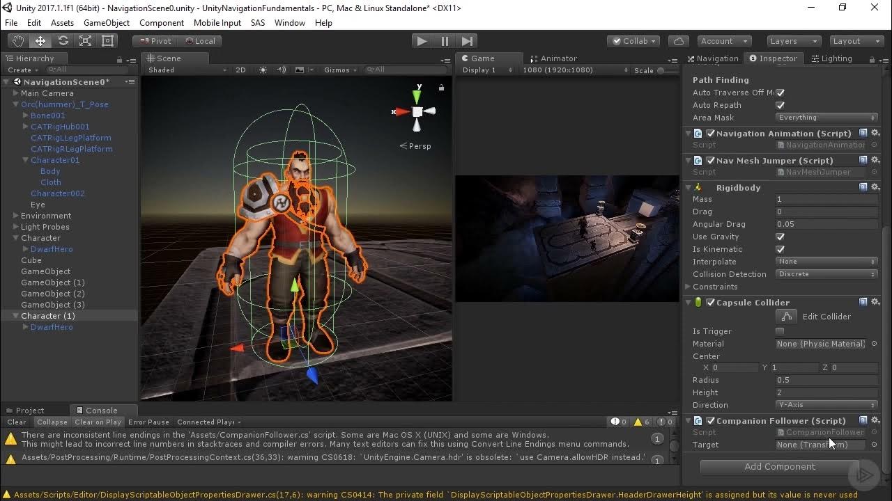 15 Making Game Objects Follow - YouTube