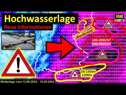 Hochwasserlage durch starkes Vb-Tief steht bevor - neue Karten, neue ...