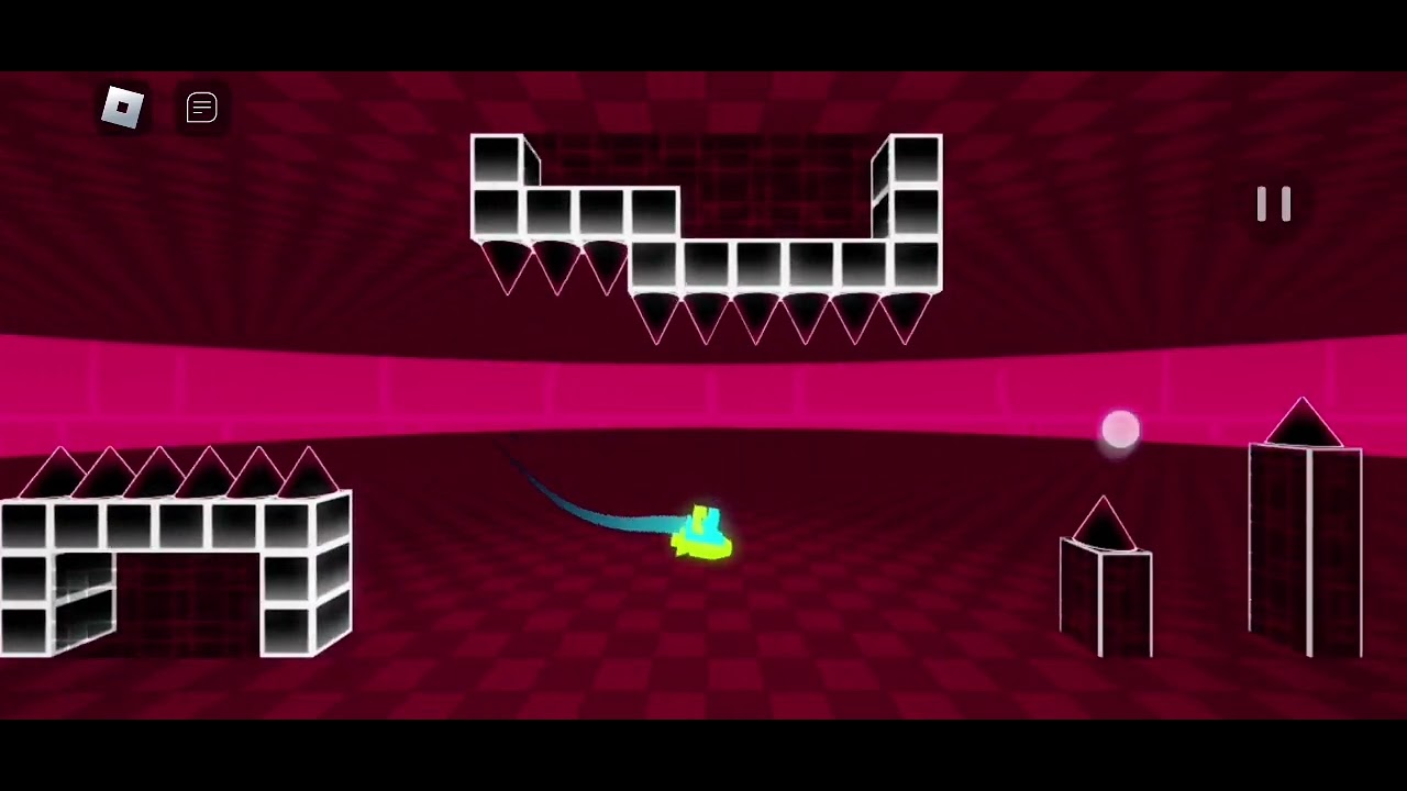 yo jugando geometry dash en roblox - YouTube