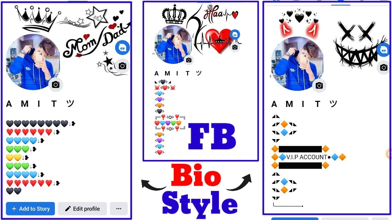 Facebook Bio style |Fb Style & vip Bio| Facebook Styles And Vip Bio ...