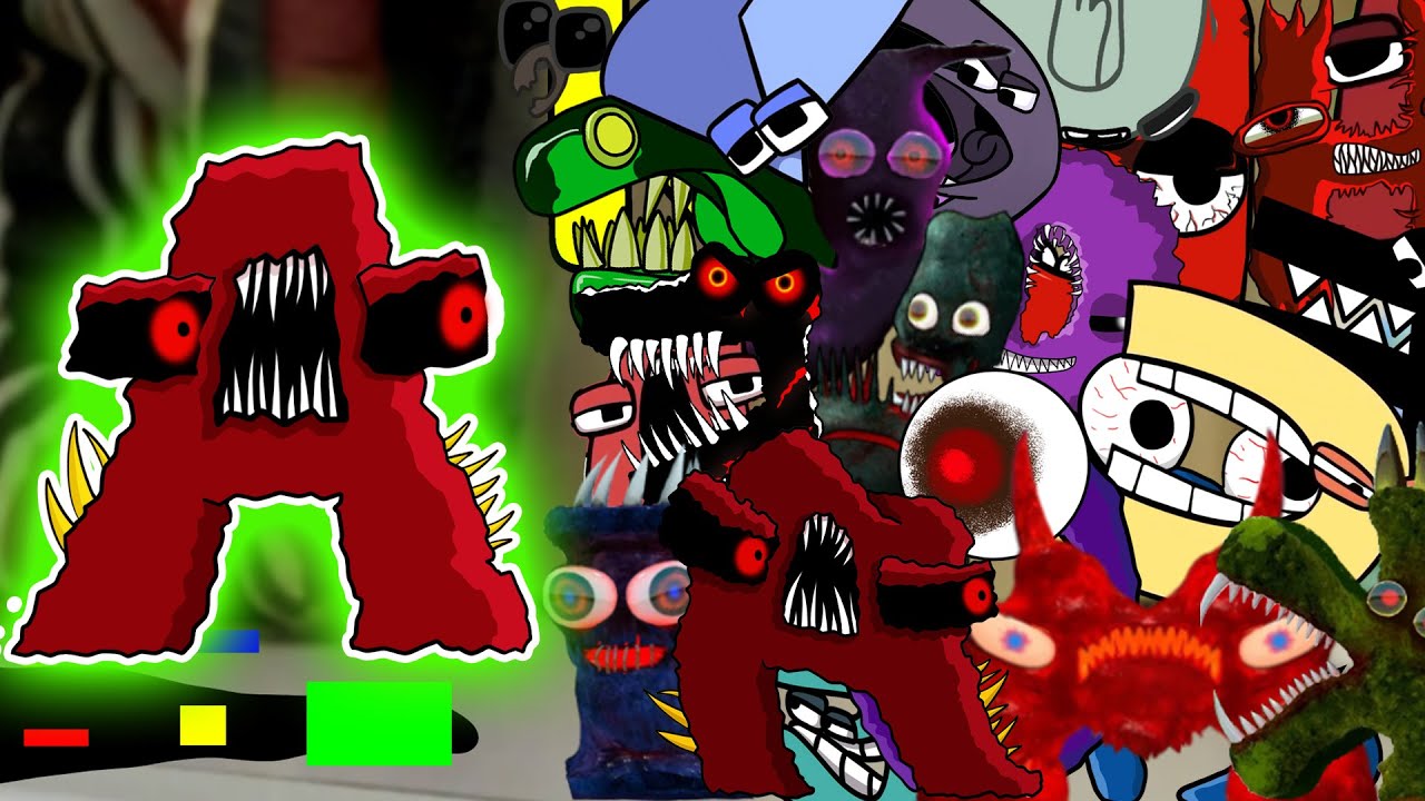NEW “SLICED” Survivor Alphabet Lore VS Nightmare Alphabet lore 🎶 FNF ...