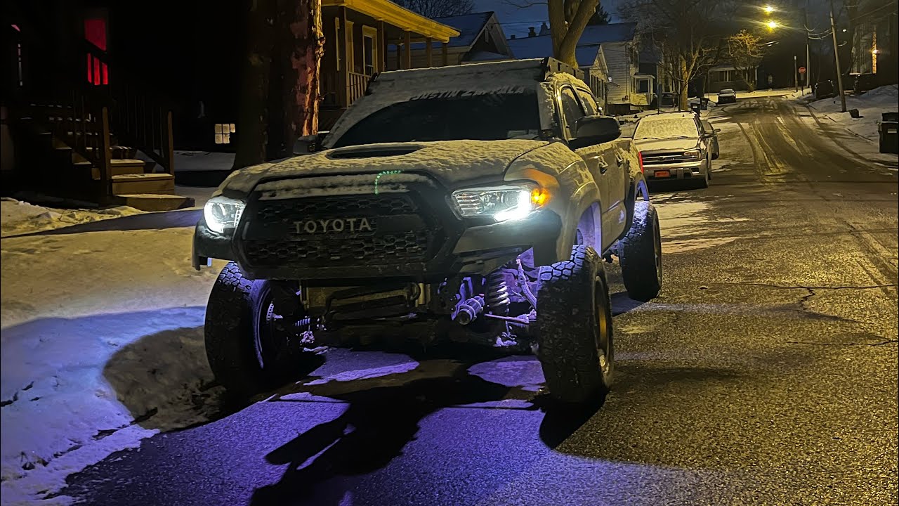 RGB rock light install ! - YouTube