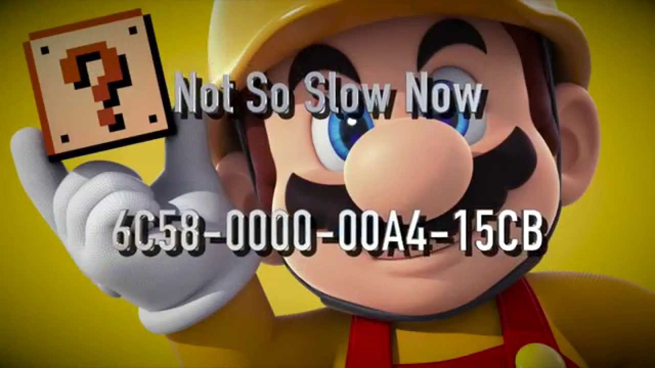 Unofficialitguy: Super Mario Maker - Not So Slow Now Playtest - YouTube