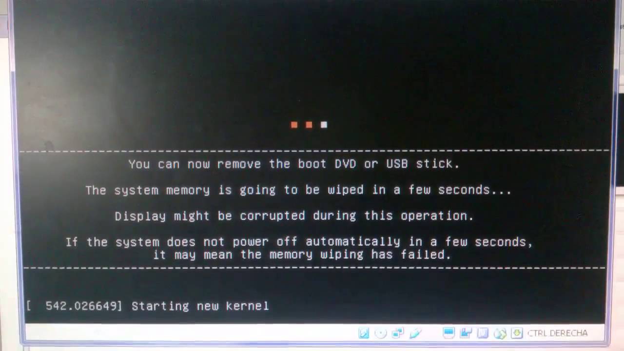 Apagando Tails OS - al estilo hacker - YouTube