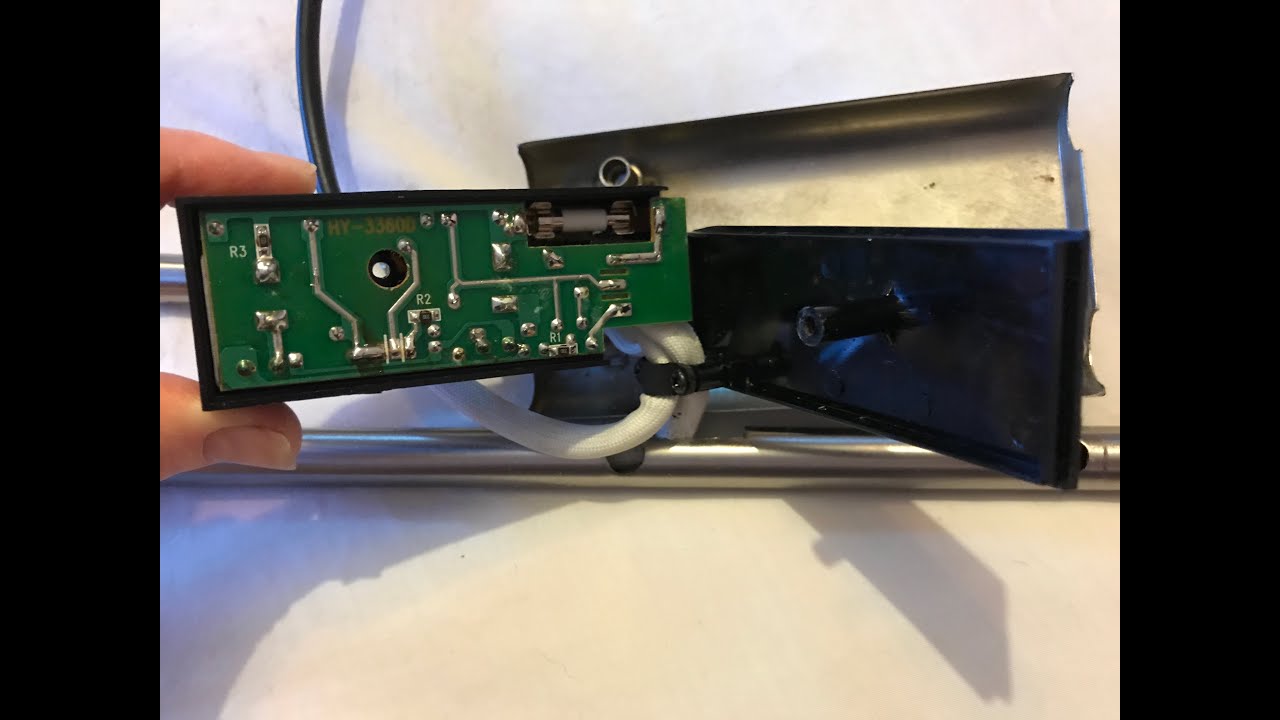 How to fix a floor lamp (disassemble & change fuse) - YouTube