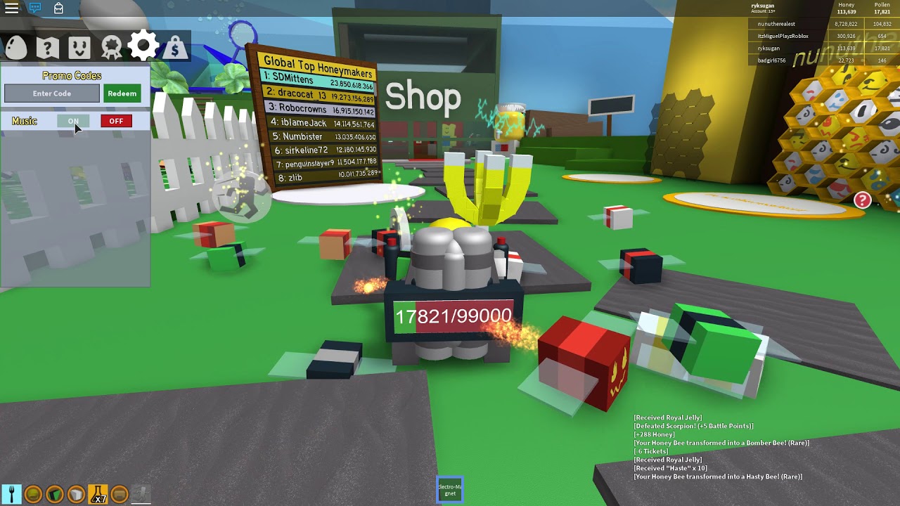 How to turn off the Music - Bee Swarm Simulator - YouTube