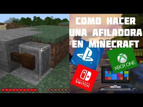 Como hacer una AFILADORA en MINECRAFT para tu espada | Videojuegos ...