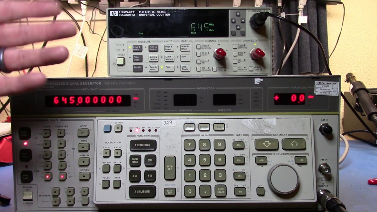 HP 8663A First Look - YouTube