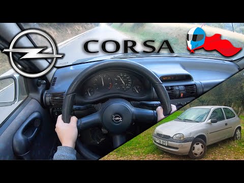 1998 Opel Corsa B 1.4 60 (44kW) POV 4K [Test Drive Hero] #160 ACCELERATION,ELASTICITY & DYNAMIC Nova