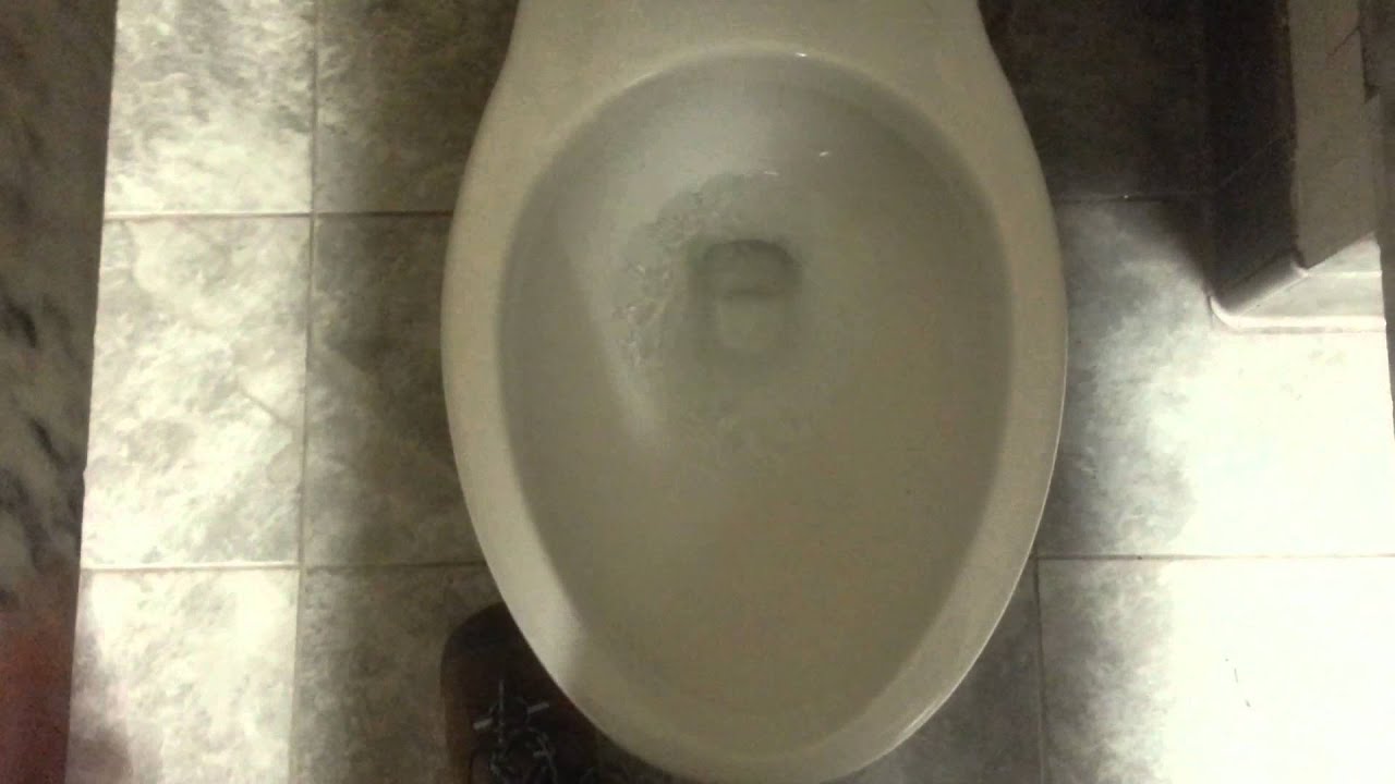 285: A renovated bathroom in the auditorium with a mix of AS fixtures ...