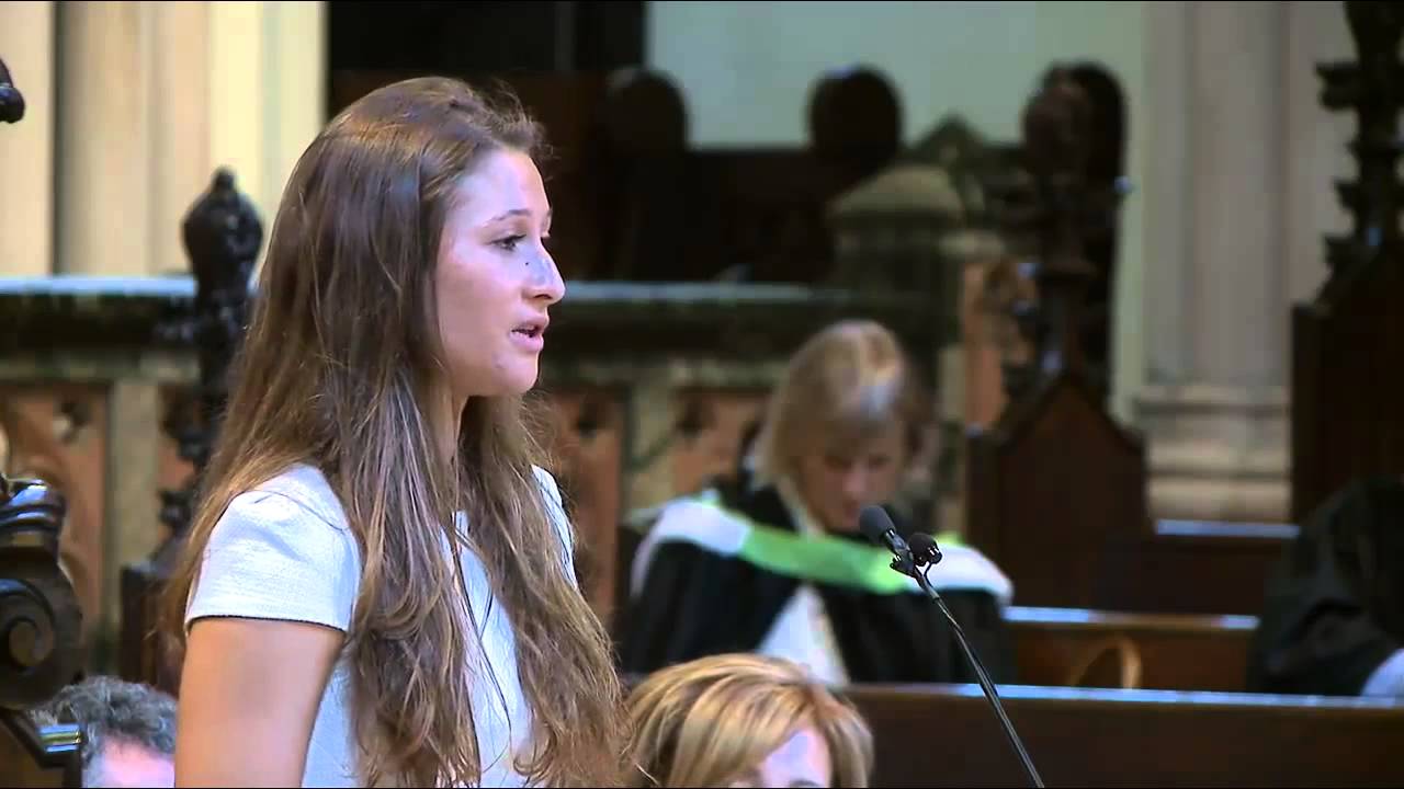 Natasha Field-Marsham - Valedictorian Speech - Branksome Hall - YouTube