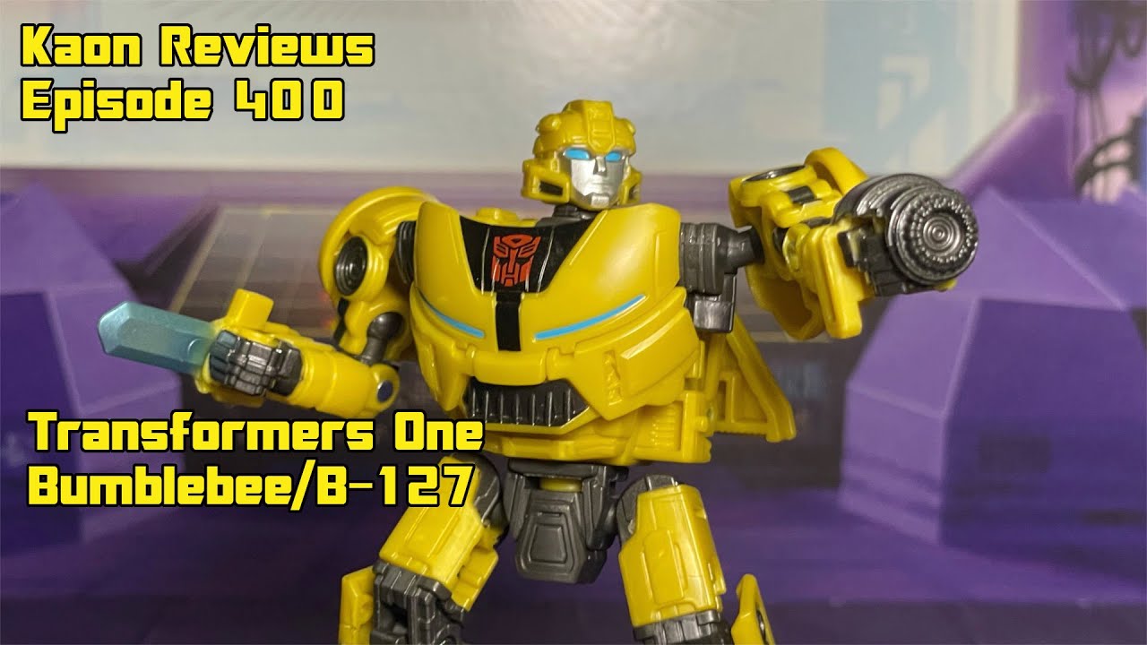 Transformers One Bumblebee/B-127 (KAON REVIEWS - EPISODE 400) - YouTube