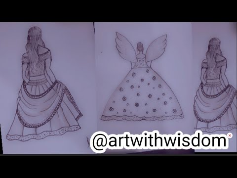 How to draw a girl step by step for beginners //Pencil Sketch Drawing ...