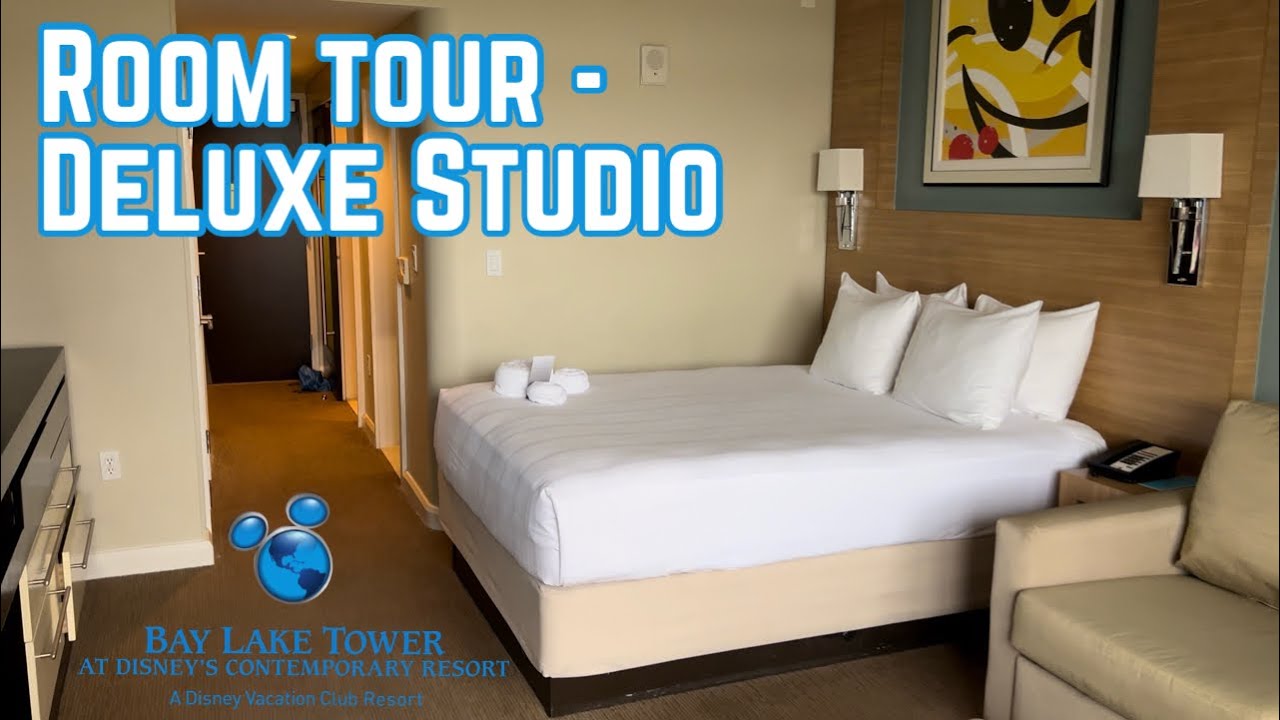 Disney's Contemporary Resort Bay Lake Tower Deluxe Studio Standard View ...