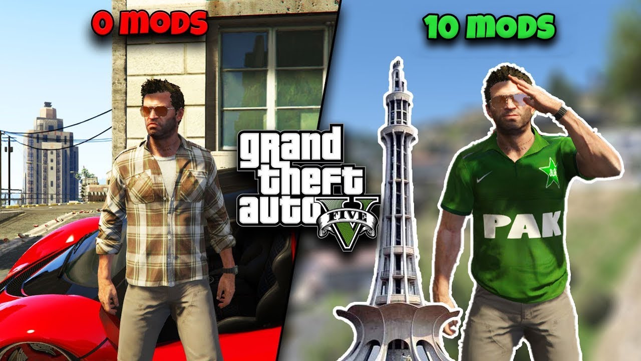 I Installed 10 Best Pakistani mods in GTA 5 - YouTube