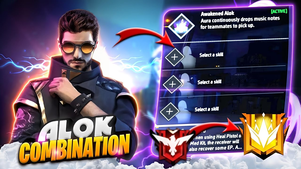 Br Rank Best Character Combination | Alok Character Skills Combination ...